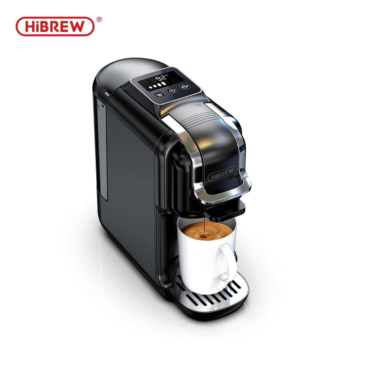 HiBREW Coffee Maker | Smart Touch Control, 7 Cup Sizes, Hot & Cold Bre